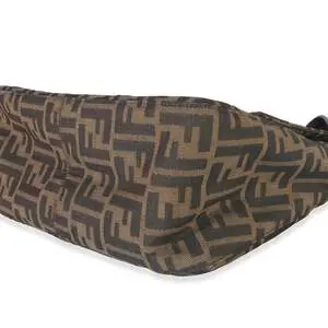 Fendi Zucca Canvas Mama Baguette Shoulder Bag