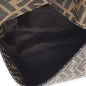 Fendi Zucca Canvas Mama Baguette Shoulder Bag