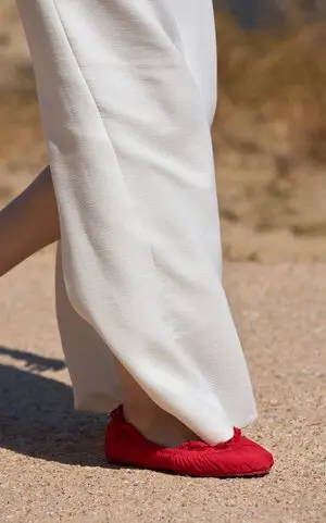 Jacquemus Les Pietra Ballerines Flats - Red