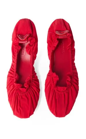 Jacquemus Les Pietra Ballerines Flats - Red