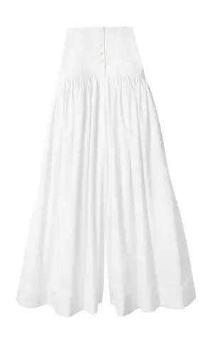 Jacquemus Pleated Cotton Wide-leg Pants