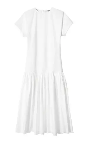 Jacquemus The Niolu Drop-waist Cotton Midi Dress