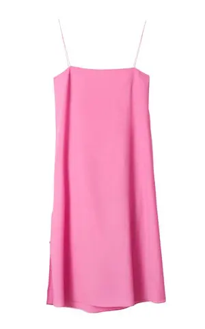 Jacquemus The Isola Pleated Virgin-wool Mini Dress - Pink