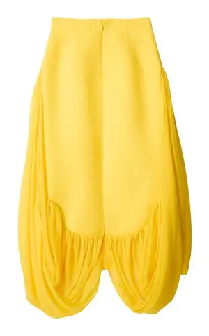 Jacquemus The Alta Bubble Hem Midi Skirt