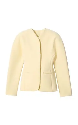 Jacquemus The Ovalo Tailored Jacket - Yellow