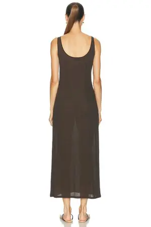 LESET Milo Scoop Tank Dress - Hickory