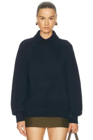 Khaite Jackson Cashmere Sweater - Midnight Navy