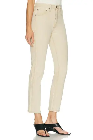 Khaite Finley Straight Leg In Brown