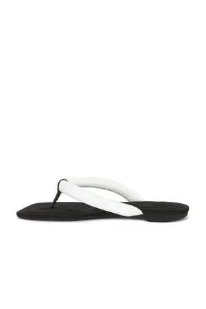 Alexander Wang Jenna Tubular Flat Thong Sandal - White