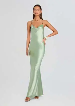 Retrofete Odalis Gown - Matcha