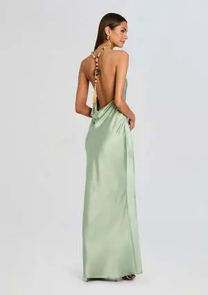Retrofete Odalis Gown - Matcha