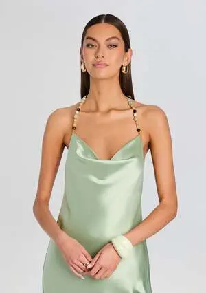 Retrofete Odalis Gown - Matcha