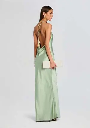 Retrofete Odalis Gown - Matcha