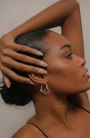 YOJ Curved Maxi Hoop Earrings