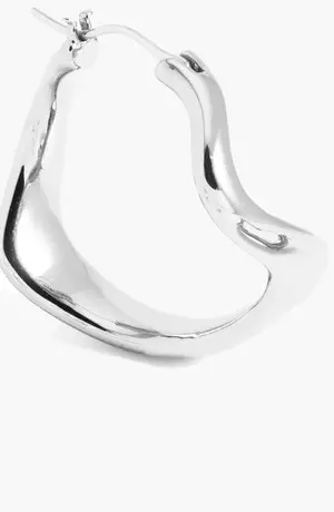 YOJ Curved Maxi Hoop Earrings