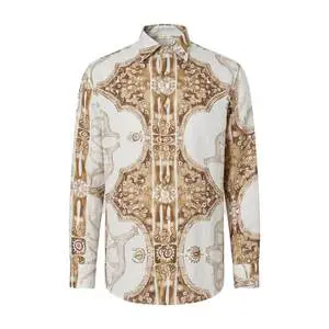 CASA ATELIER BY FERDINANDO FUSCO Neutrals Sahara Boyfriend Shirt In Linen - White