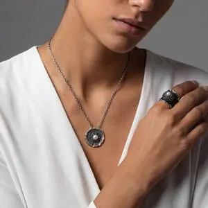 NOWART JEWELRY Pearl And Hematite Necklace - Black