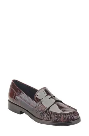 Marc Fisher Nell Penny Loafer - Dark Red