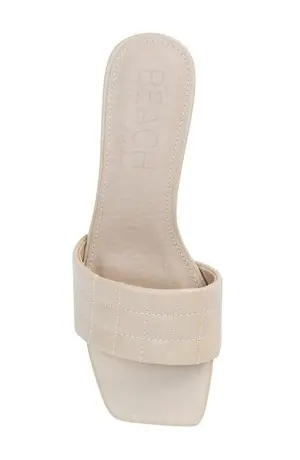 Matisse Rosana Kitten Heel Slide Sandal - Tan