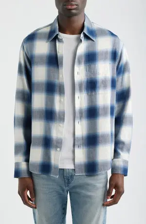 Madewell Teamkit Flannel Button-up Work Shirt