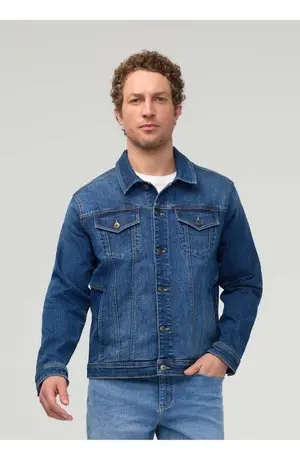 DUER Performance Denim All Season Trucker Jacket
