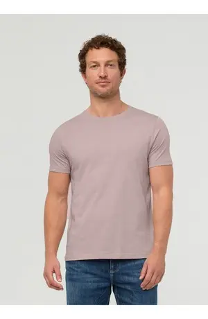 DUER Purepima Only Tee - Hazy-mauve