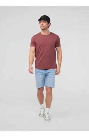 DUER Purepima Only Tee - Red-clay