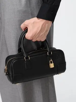 Loewe Amazona 23 Nappa Calfskin Handbag - Black