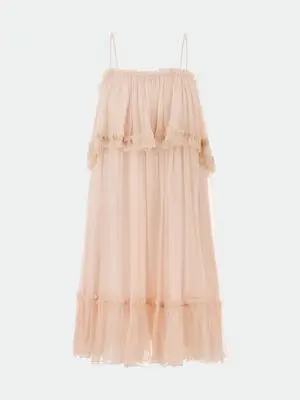 Chloé Mini Dress In Chiffon