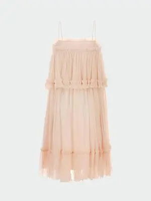 Chloé Mini Dress In Chiffon
