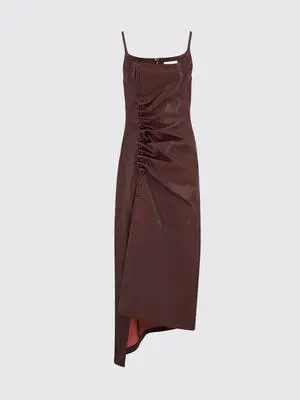 Rabanne Dress With Draped Detail - Red