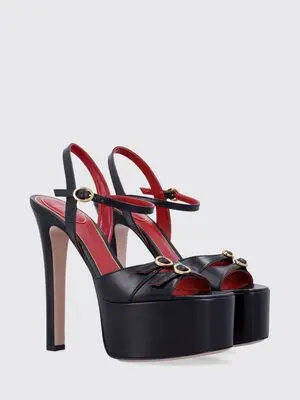 Valentino Garavani Leather Platform Sandals