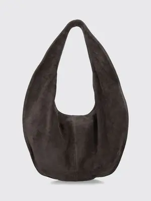 MAEDEN Market Shoulder Bag In Suede Calf Leather