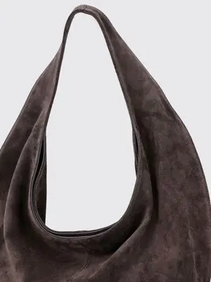 MAEDEN Market Shoulder Bag In Suede Calf Leather