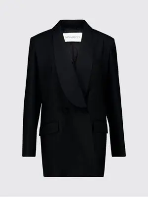 Nina Ricci Single-breasted Wool Blend Blazer