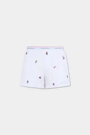 Dsquared2 Snowy Dream Boxer - White