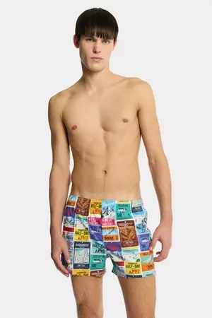 Dsquared2 Ski Pass Boxer - Fantasy