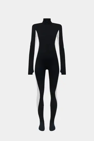 Dsquared2 Skiers Jersey Jumpsuit - Black