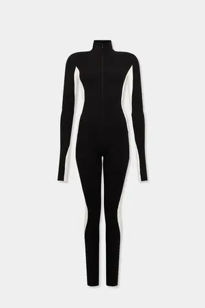 Dsquared2 Ski Jersey Jumpsuit With Cut-out Detail - Black