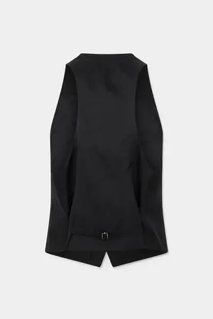 Dsquared2 Striped Oversized Wool Vest