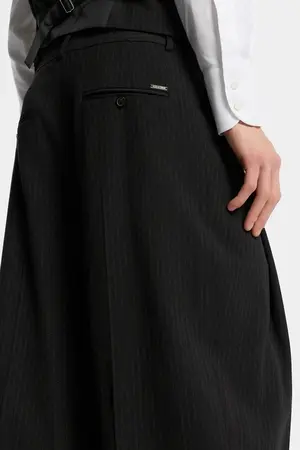 Dsquared2 Pinstriped Wide Pleat Pant