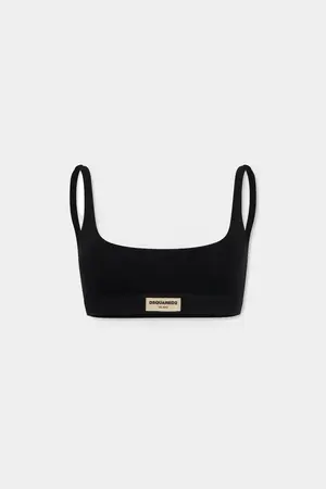 Dsquared2 Modal Jersey Bralette - Black