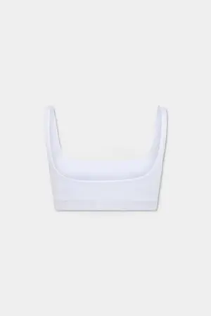 Dsquared2 Modal Jersey Bralette - White