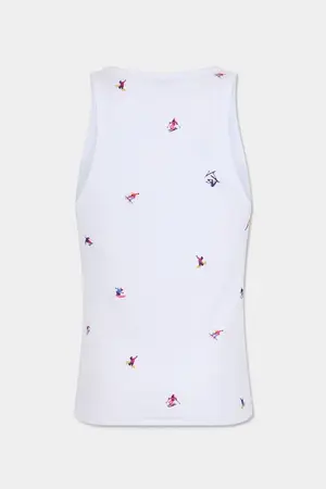 Dsquared2 Snowy Dream Tank Top - White