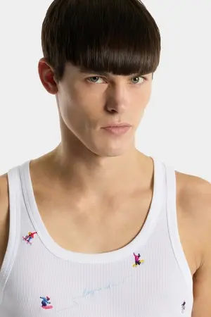 Dsquared2 Snowy Dream Tank Top - White