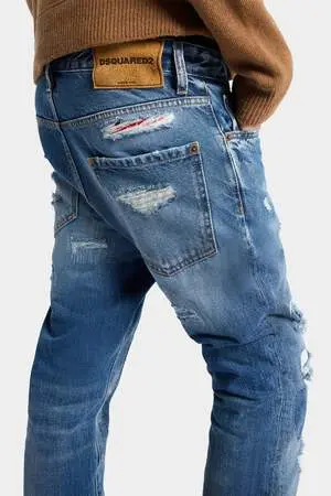 Dsquared2 Worker Wash Teddy Jeans