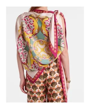 La DoubleJ Florette Placée Asymmetric Silk Twill Top