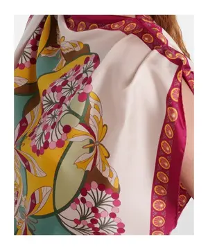 La DoubleJ Florette Placée Asymmetric Silk Twill Top