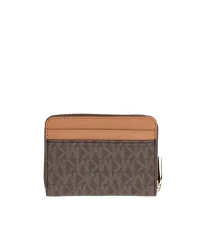 Michael Kors Jet Set Small Signature Logo Zip-around Card Case