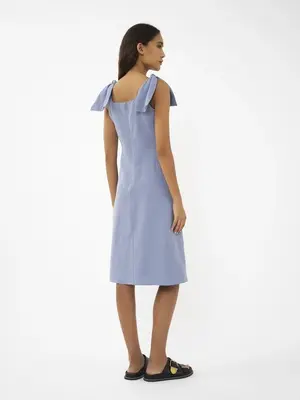 Chloé Bow-detailed Sleeveless Dress